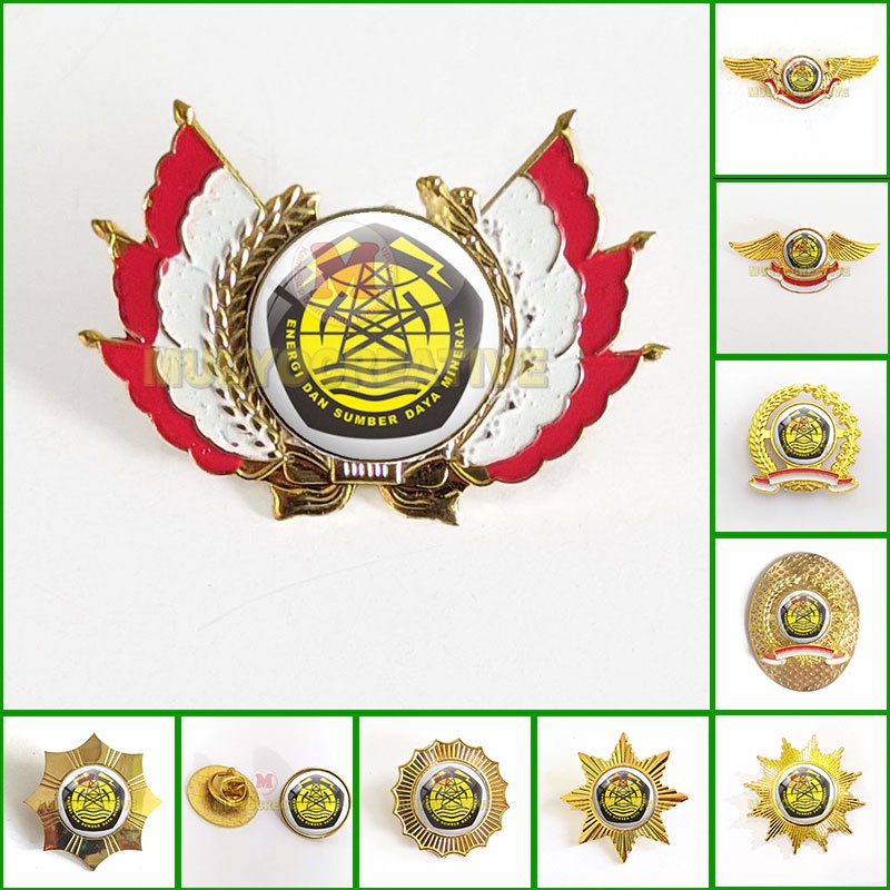 Jual Pin ESDM Pin Bros Wing Logo Kementerian ESDM | Shopee Indonesia