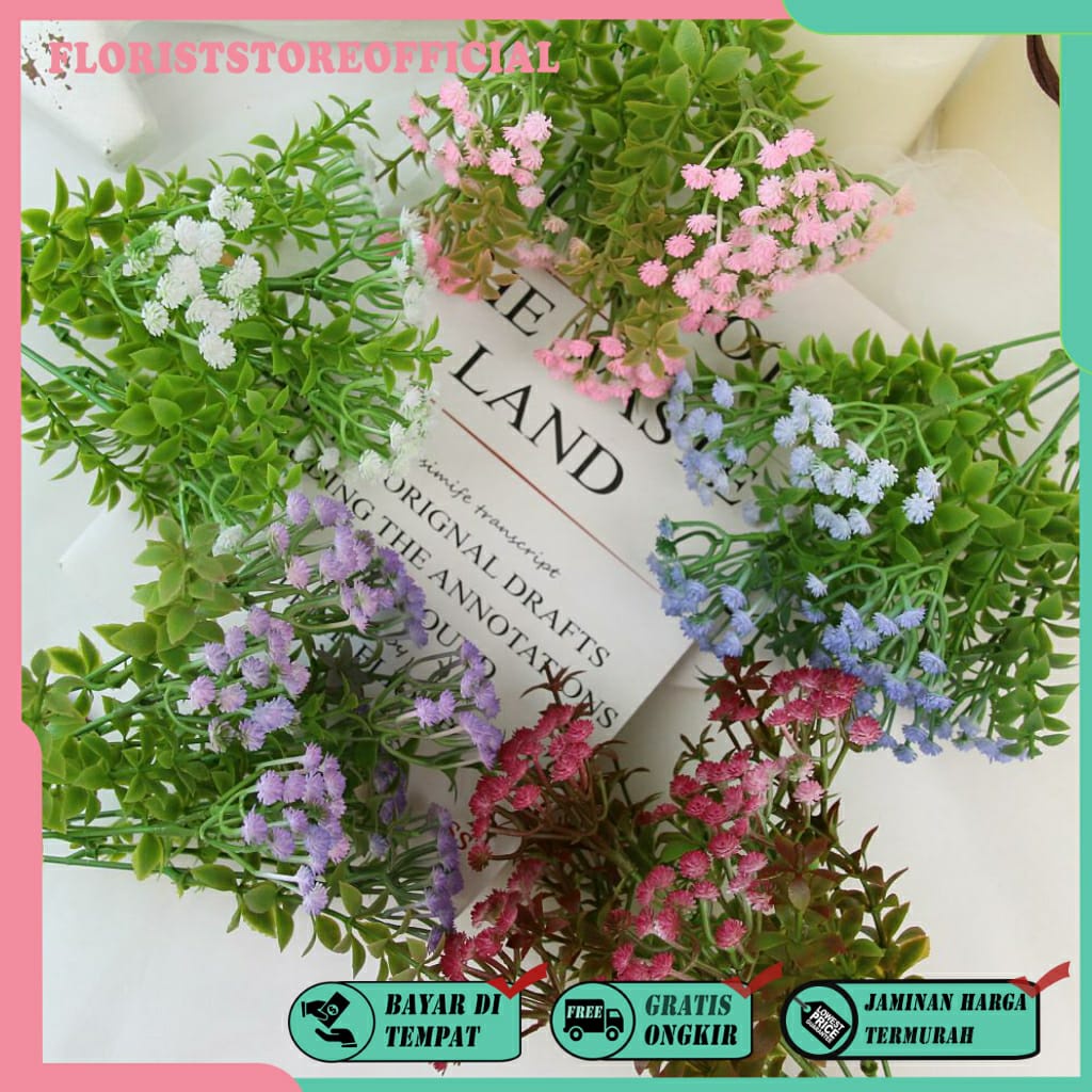 Jual COD BUNGA BABY BREATH BUNGA TANGKAI PLASTIK BUNGA ARTIFISIAL BUNGA ...