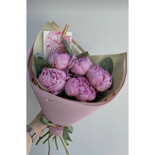 Jual peony bouquet-buket bunga peony segar-buket bunga fresh-buket ...