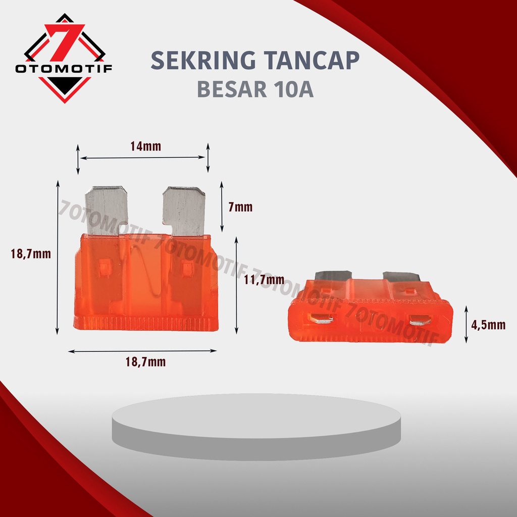 Jual Fuse Sekring Tancap Besar 10A | Shopee Indonesia
