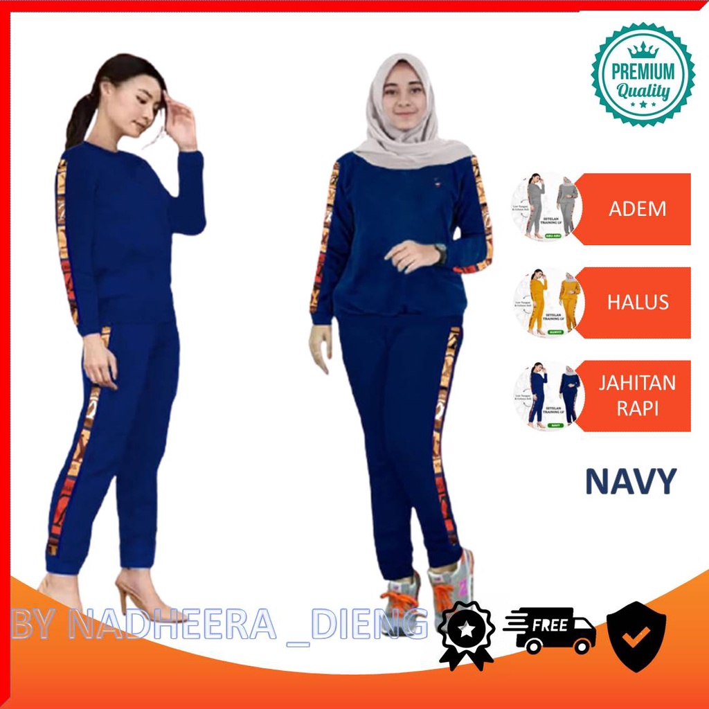 Jual Baju senam n fitnes trening olahraga fendi wanita remaja muslim ...