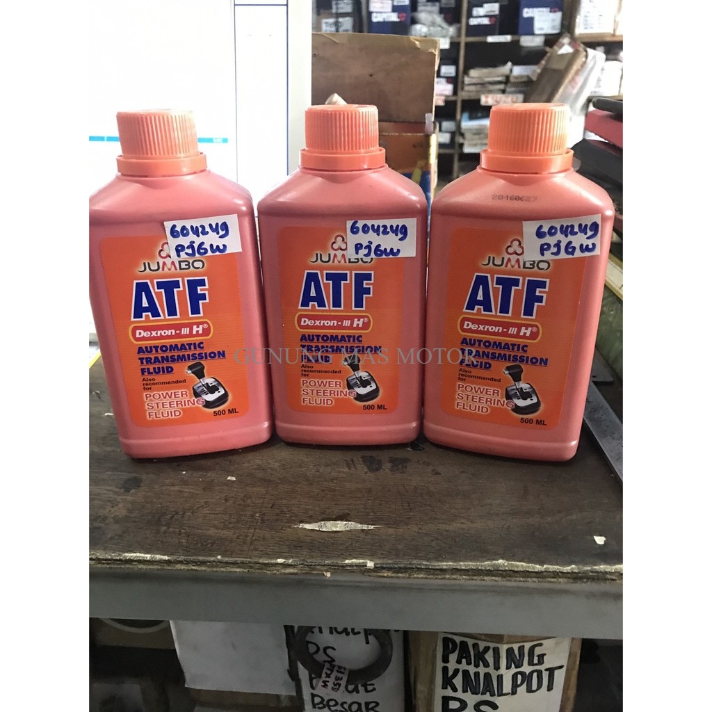 Jual OLI TRANSMISI AUTOMATIC TRANSMISION FLUID JUMBO 500 ML | Shopee ...