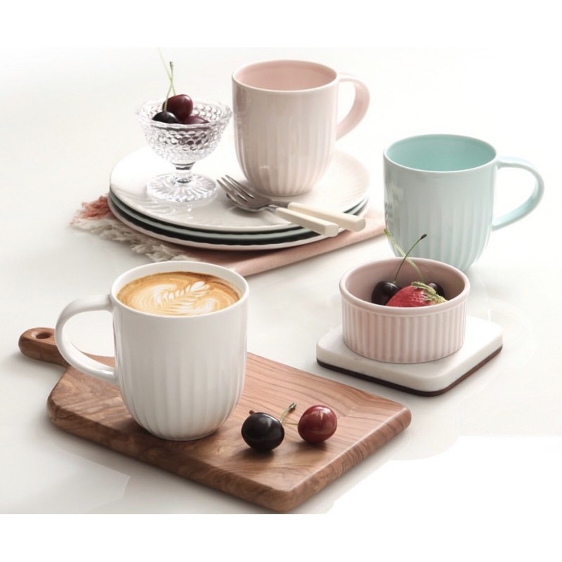 Jual Saint James Pleats Mug Pastel Color Ceramic Keramik Zen Hankook ...