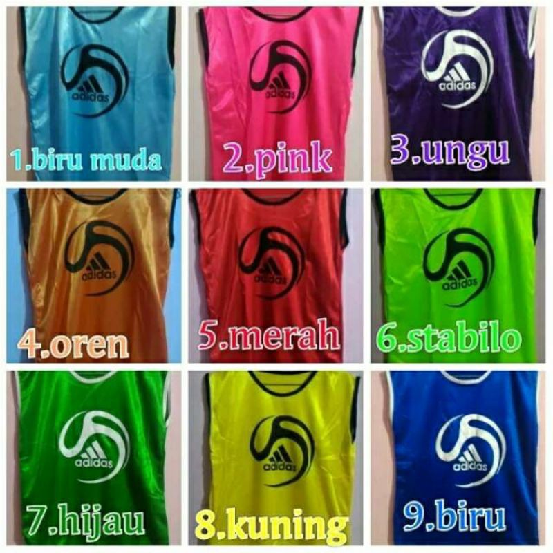 Jual Rompi Bola Adidas/Futsal/Traning Grade Ori | Shopee Indonesia