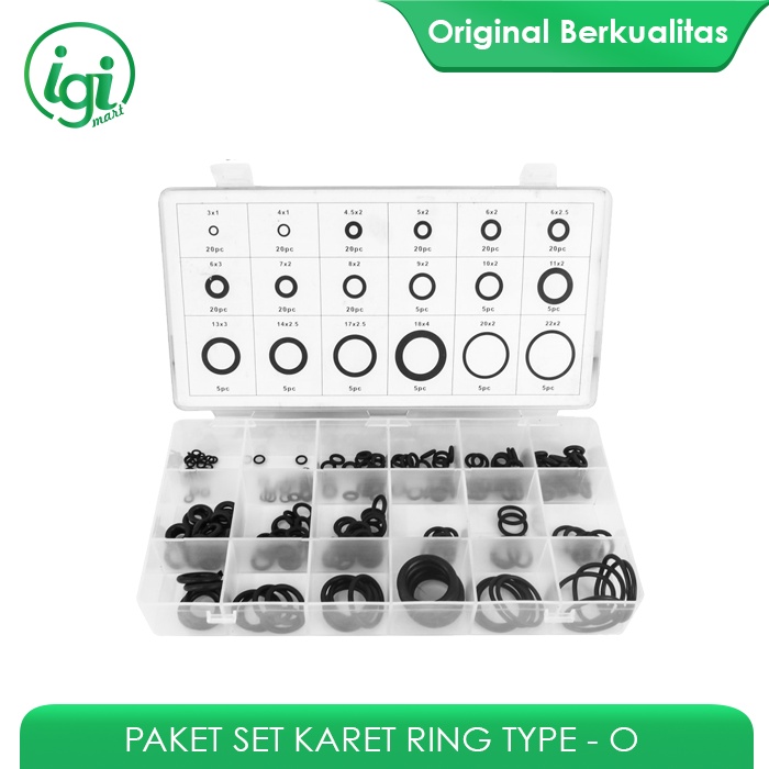 Jual KARET O-RING TYPE RING O 225 PCS SEAL KIT RUBBER GASKET WATERPROOF | Shopee Indonesia