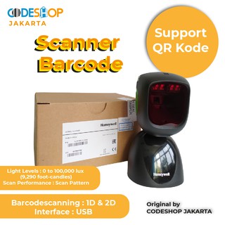 Jual SCANNER DUDUK BARCODE 1D & 2D HONEYWELL HF600 IMAGER ( 2 DIMENSI ...