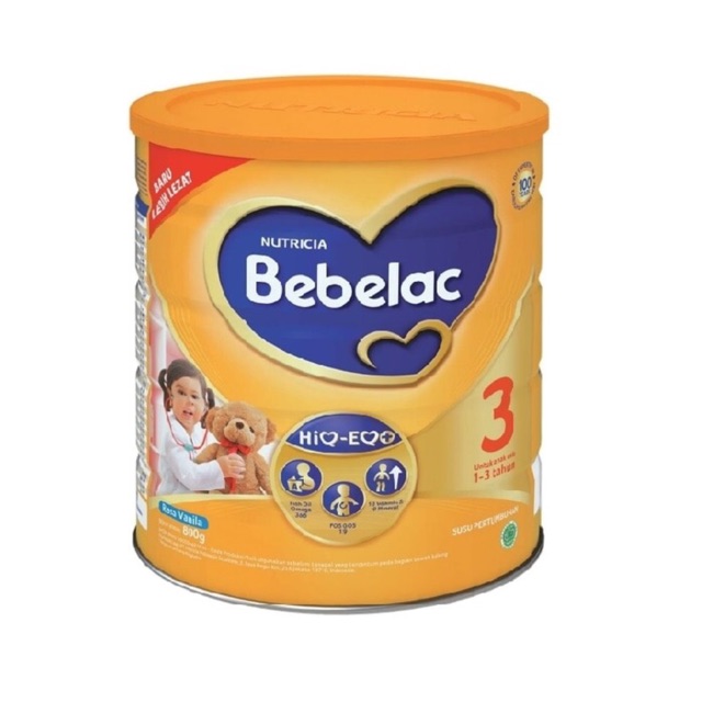Jual Bebelac 3 vanilla Tin 800g | Shopee Indonesia