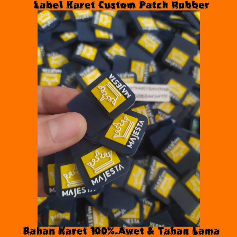 Jual (PUSAT LANGSUNG)label karet custom patch emblem logo rubber murah ...