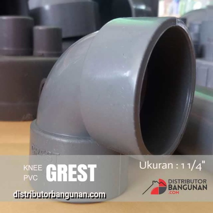 Jual Fitting Pvc Sambungan Pipa Pvc Paralon Knee 1 1/4 Grest | Shopee ...