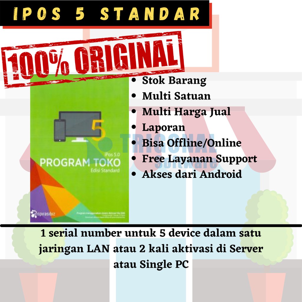 Jual Software Kasir Program Toko IPOS 5 Standard Original | Shopee Indonesia