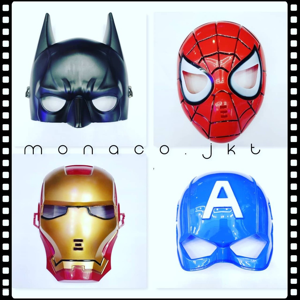 Jual TOPENG KOSTUM SUPERHERO. | Shopee Indonesia