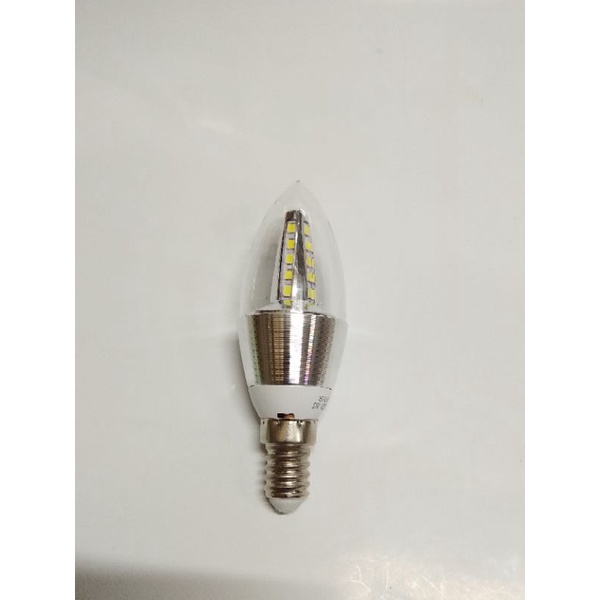 Jual Lampu Led Candle - Lilin - Hias Fitting E 14 5 Watt 5Watt Putih White | Shopee Indonesia