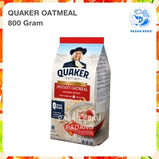 Jual Quaker Oat Meal 800gr Kuaker Merah Gandum Praktis Instan Pasar ...