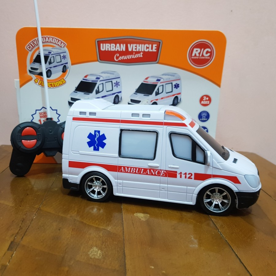 Jual Mainan Remote Control Mobil Ambulance - Mainan RC Car Ambulance ...