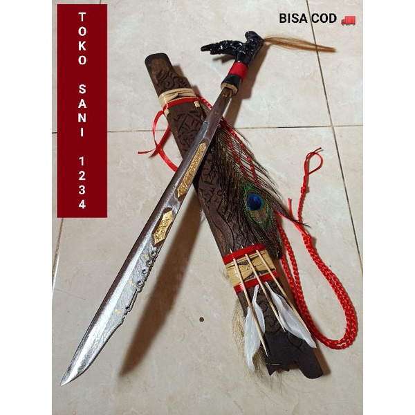 Jual MANDAU UKURAN 65 cm, Etnik khas DAYAK KALIMANTAN | Shopee Indonesia