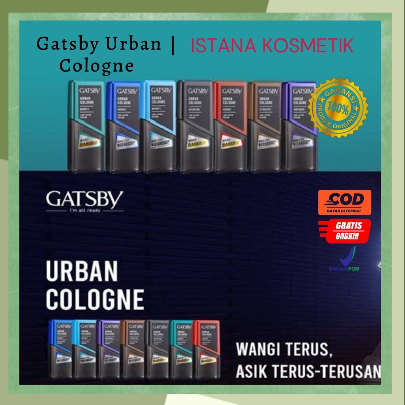 Jual Gatsby Urban Cologne Energy Intention Ardent Dignity Infinity ...