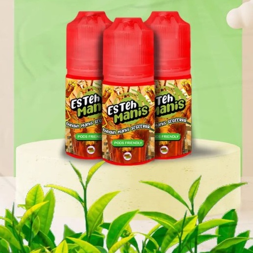 Jual Liquid Vape Es Teh Manis Dingin Pods Friendly 10MG 30ML By Kaki ...