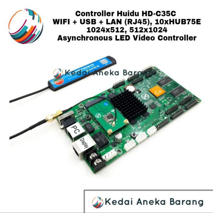 Jual Controller Huidu HD-C35C WIFI HD C35C Sending Receiving Card ...