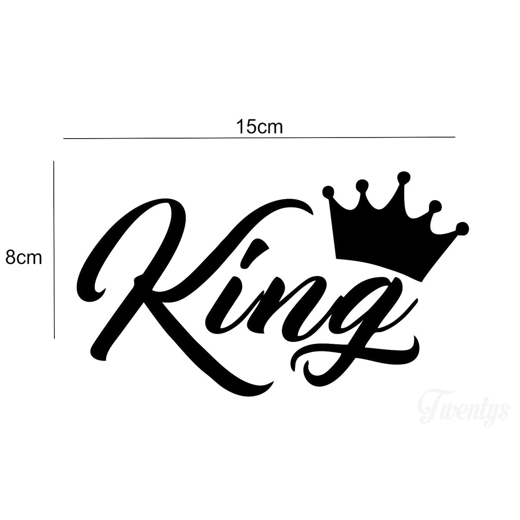 Jual STIKER KING CUTTING STICKER VINYL DECAL | Shopee Indonesia