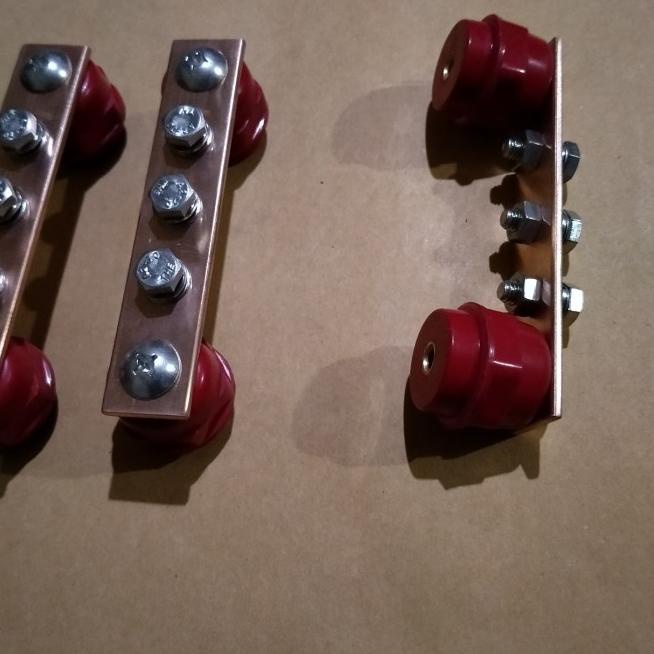 Jual Busbar tembaga/busbar panel 100mm x20mmx 3mm AGM ZK Best Seller ...