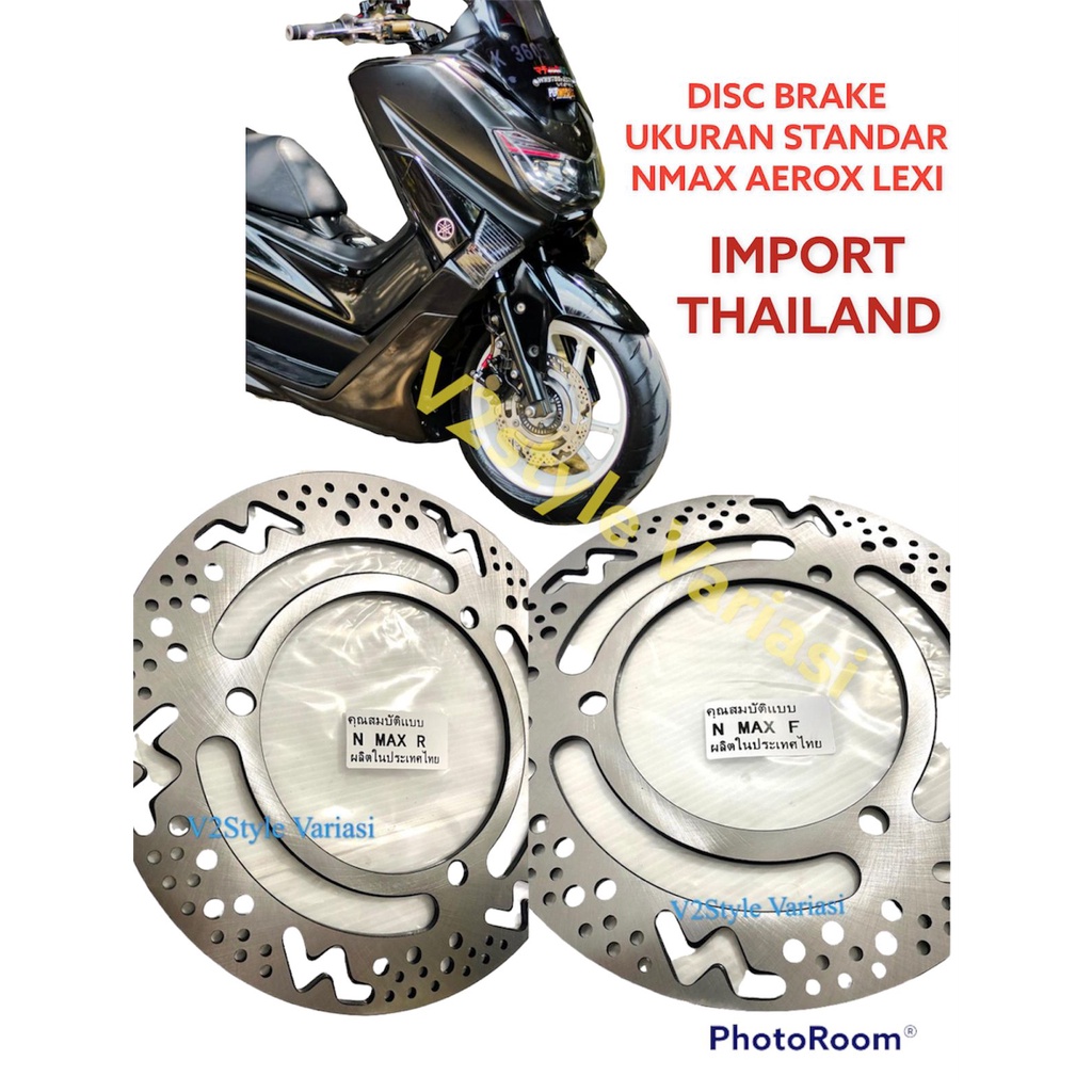 Jual PAKET DISK CAKRAM DEPAN BELAKANG NMAX AEROX LEXI IMPORT THAILAND ...