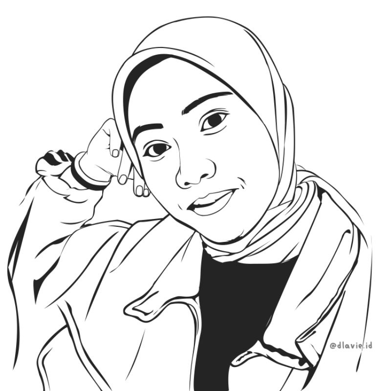 Jual [LineArt Vector] Softfile Line Art Vector Illustration | Line Art ...