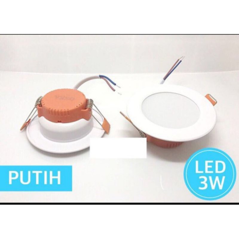 Jual lampu ceiling plafon 3w 3 w lampu downlight 3 w led panel 3w inbow ...