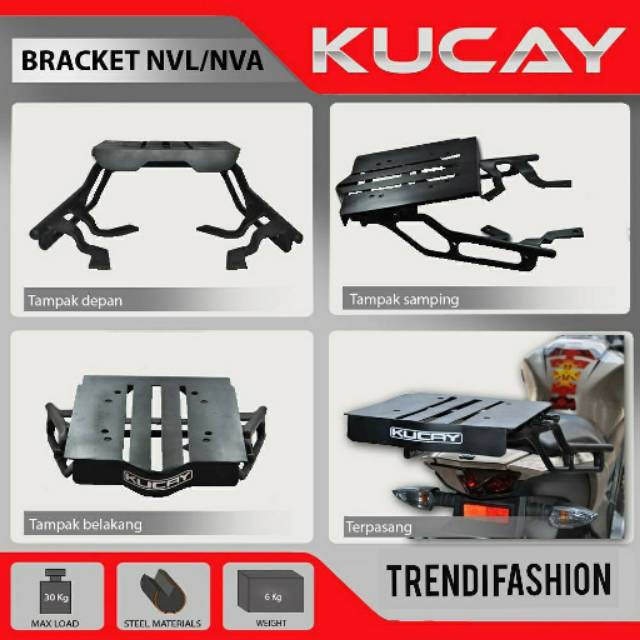 Jual Bracket Box Motor Kucay Yamaha New Vixion Lightning / Advance (NVL ...