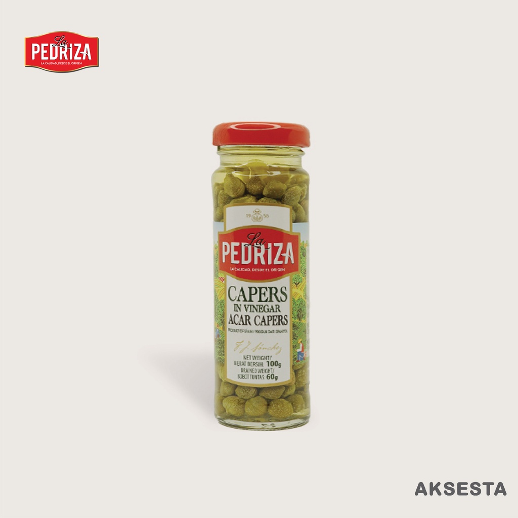 Jual La Pedrizza Capers In Vinegar 100 gr | Shopee Indonesia