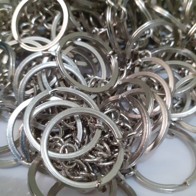 ring gantungan kunci 25 mm ( 100pcs / Groos ) gepeng rantai | Shopee ... ring gantungan kunci 25 mm ( 100pcs / Groos ) gepeng rantai | Shopee ...