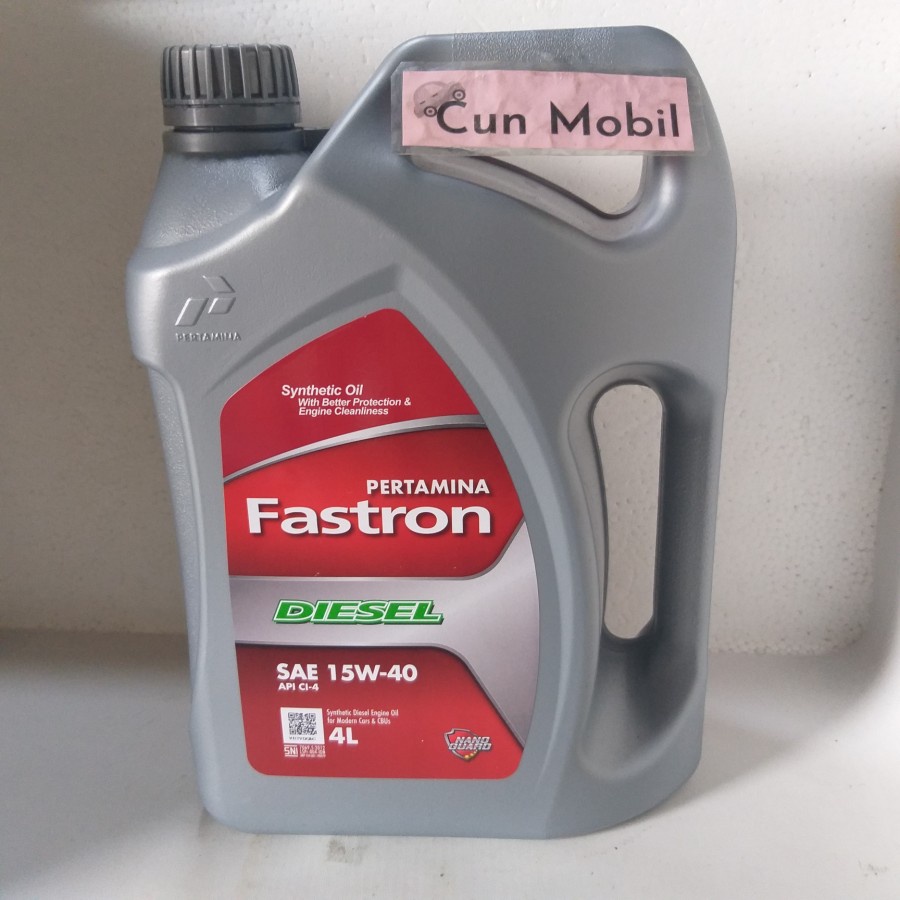 Jual Oli mesin Pertamina Fastron Diesel 15W-40 4 Liter | Shopee Indonesia
