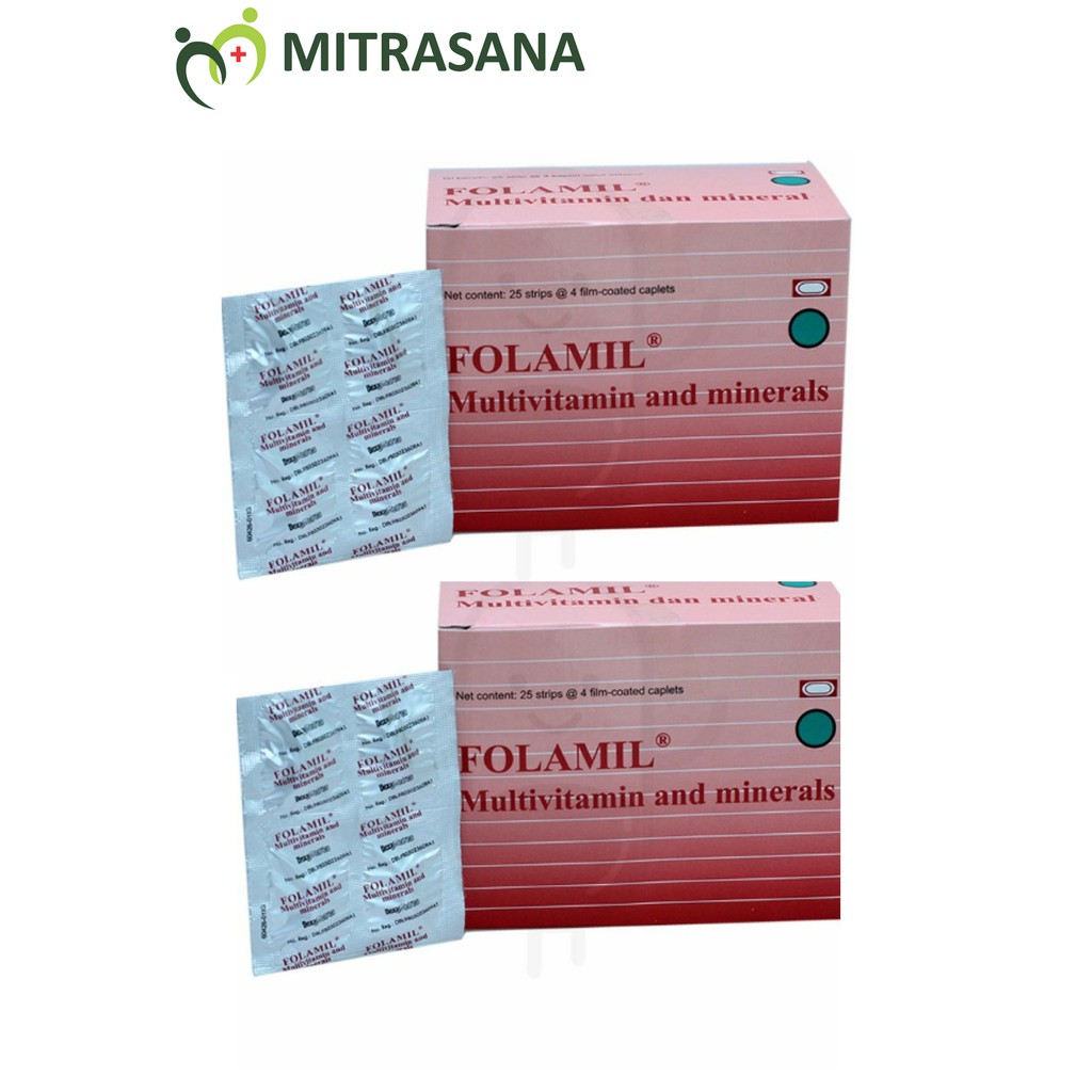Folamil tablet 25x4tab | Shopee Indonesia