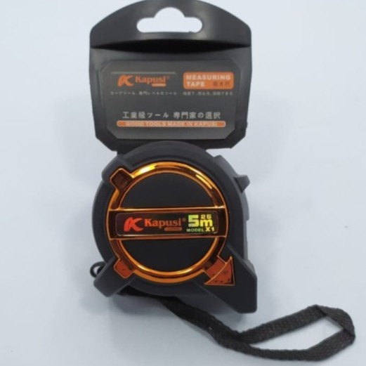 Jual METERAN MANUAL STOP 5M (25MM)/MEASURING TAPE/ALAT UKUR TUKANG ...