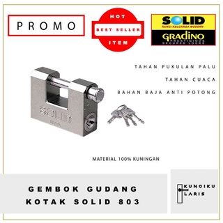 Jual Gembok Gudang Solid 813 / Gembok Kotak Rumah Kantor Gudang ...