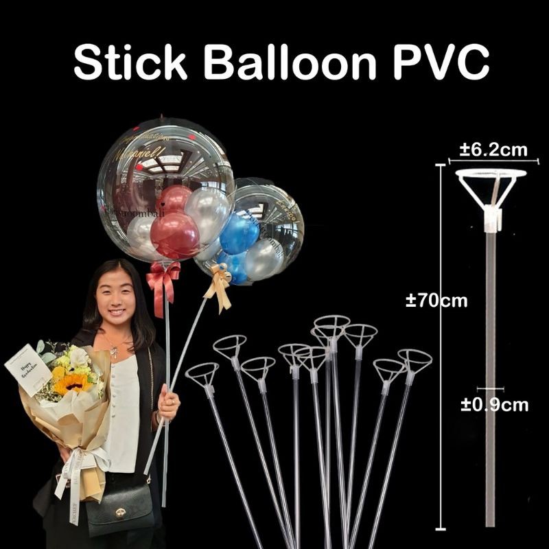Jual STIK BALON PVC ISI 25 PCS | Shopee Indonesia