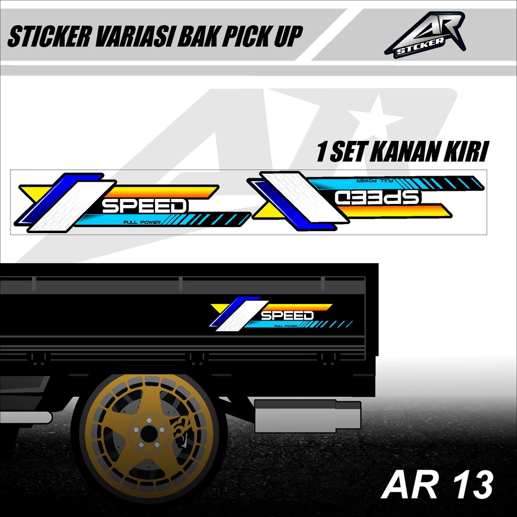 Jual Stiker Bak Pick Up Sticker Striping Lis Body Pick Up GRAND MAX ...
