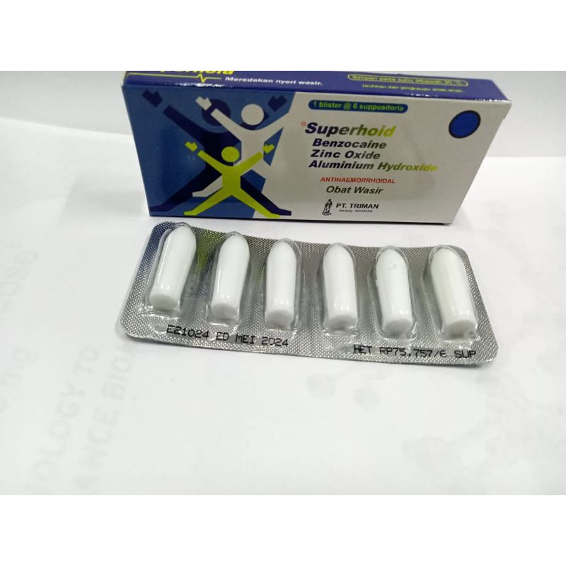 Jual Superhoid 6 Supp Obat Wasir(Blister) | Shopee Indonesia