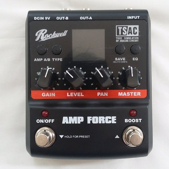 Jual Rockwell Amp Force Modeling Amplifier Stomp Pedal Effect Gitar ...