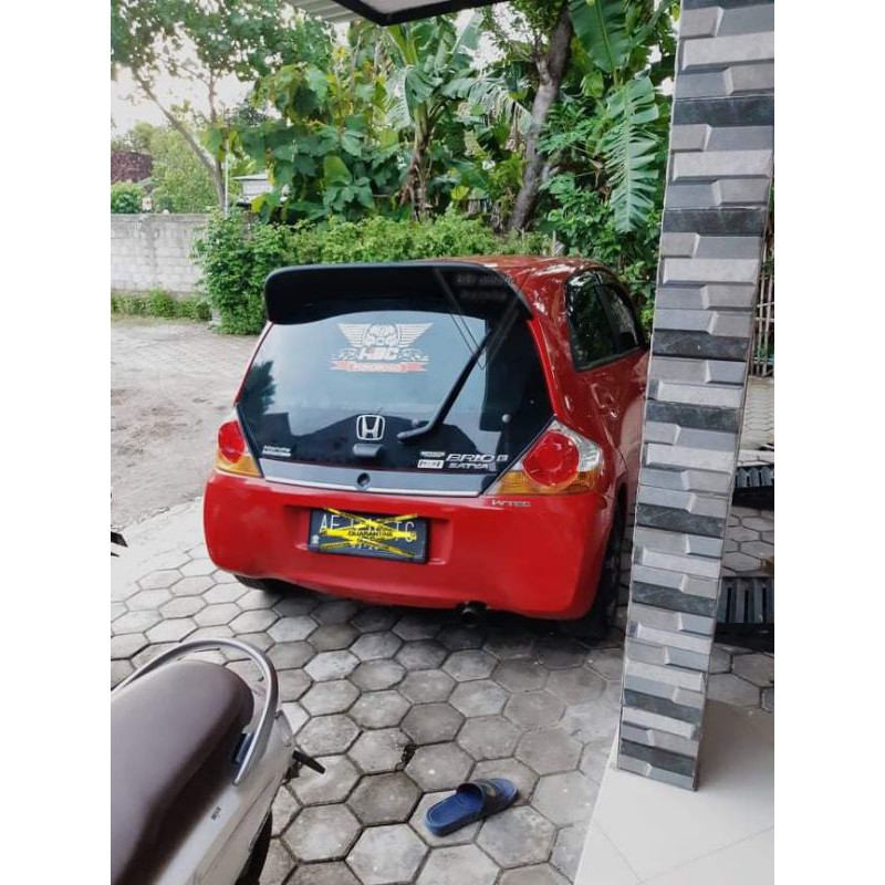 Jual spoiler spoon v.2 honda brio (lama) | Shopee Indonesia