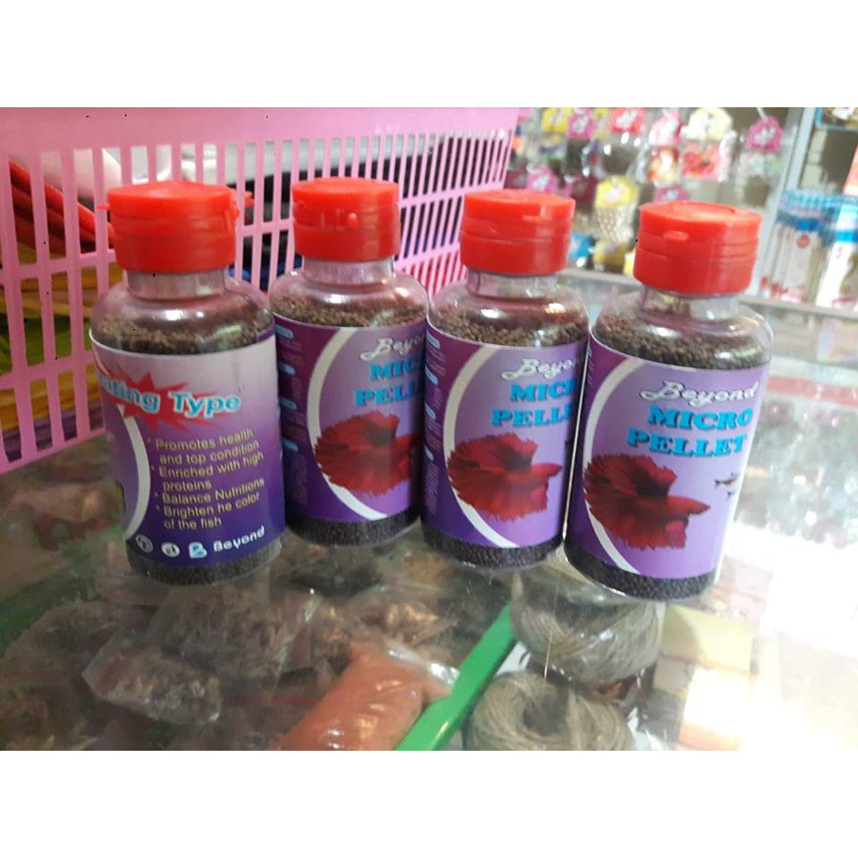 Jual Pakan Ikan Cupang Pelet Merk Beyond Tekstur Halus - Pelet Apung ...