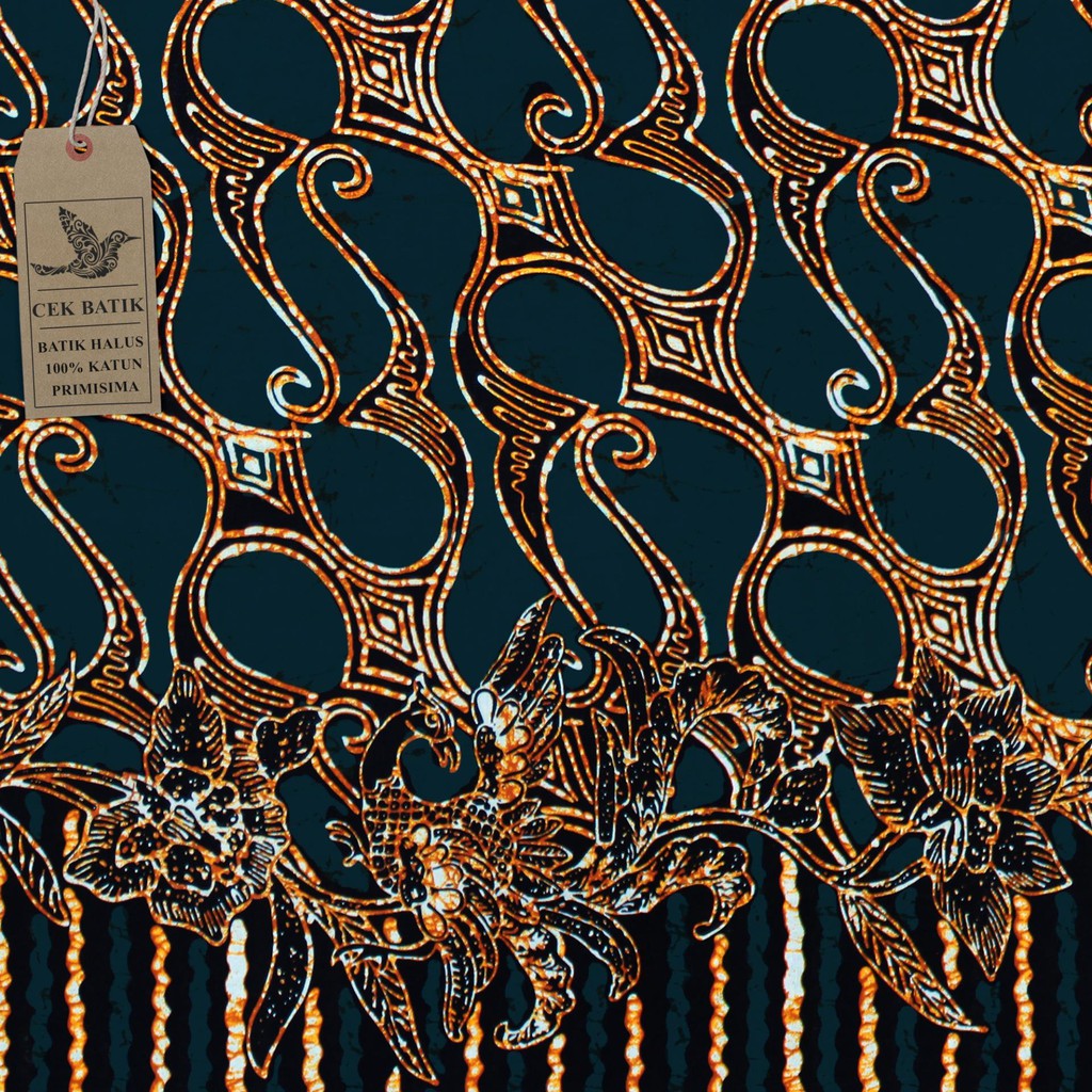 Jual Kain Batik - Motif Parang Barong Madura Manis (Biru Dongker ...