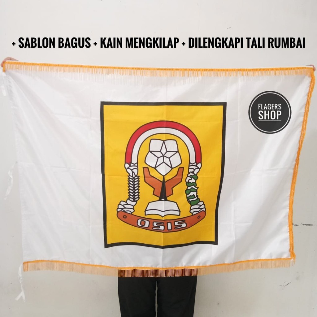 Jual Bendera Ruangan OSIS SMP 90x135 cm - Ukuran Besar | Shopee Indonesia