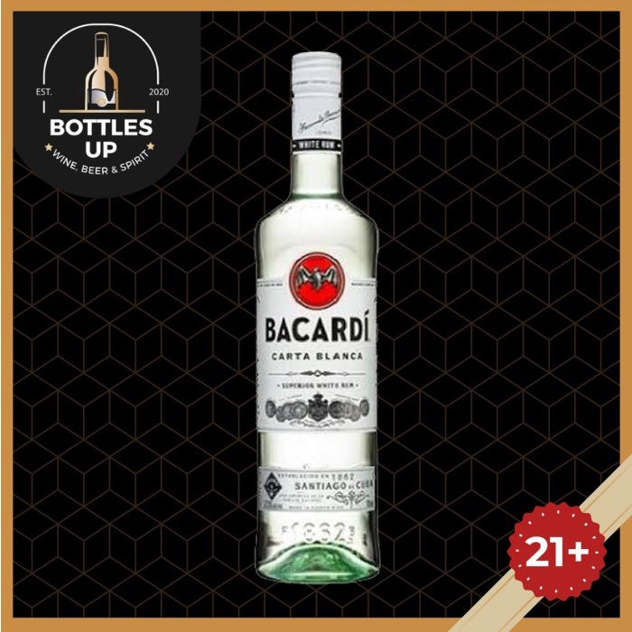 Jual Bacardi Light Carta Blanca Superior White Rum 750ml | Shopee Indonesia