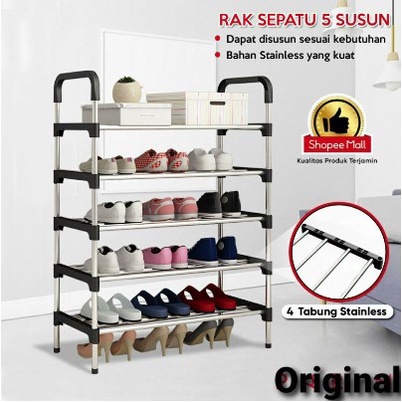 Jual RAK SEPATU, RAK SENDAL 5 SUSUN VANSTAR | Shopee Indonesia