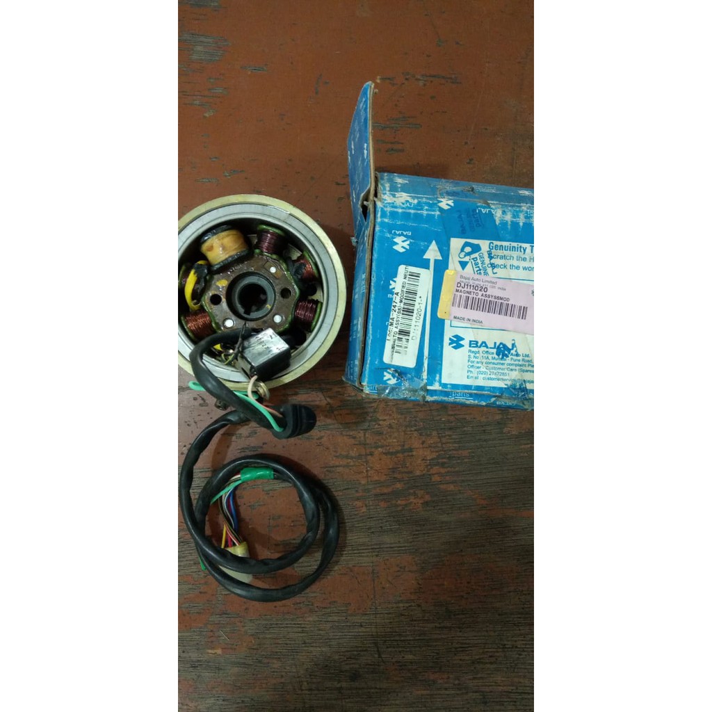 Jual MAGNETO ASSY ORIGINAL BAJAJ P200 KODE DJ111020 | Shopee Indonesia