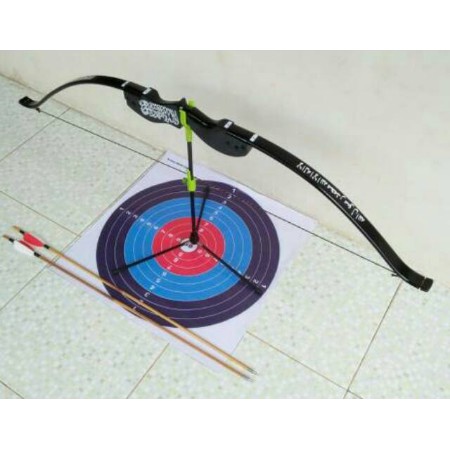 Jual DISKON!! BUSUR PANAH PANAHAN Archery WOODEN Recurve Bow - R30 ...