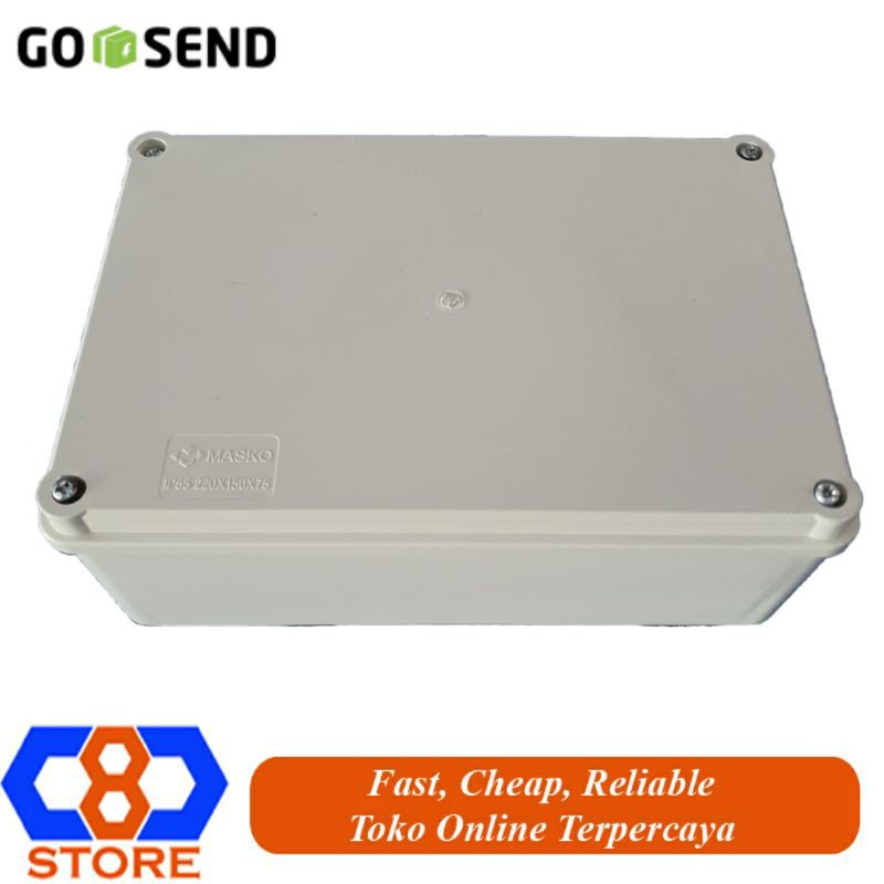 Jual DURADUS JUNCTION BOX OUTDOOR UNTUK LISTRIK 220x150x75MM | Shopee ...