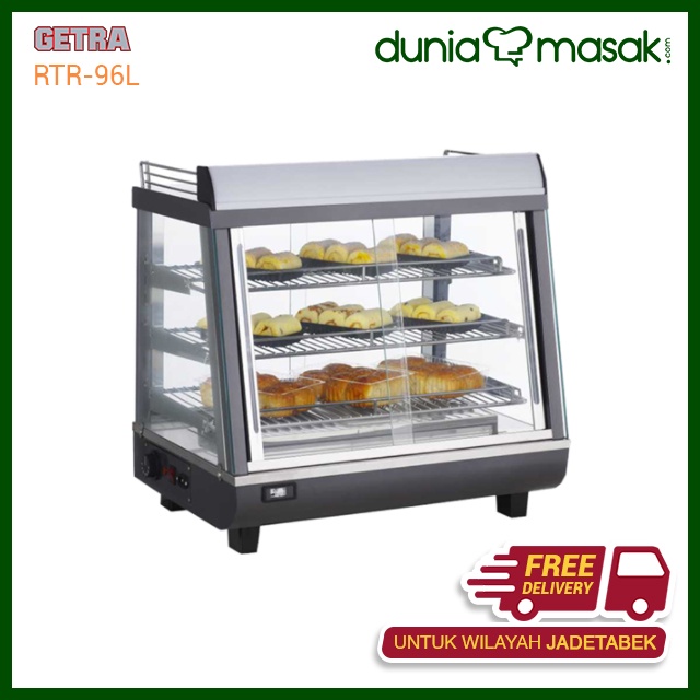 Jual SHOWCASE FOOD WARMER RTR-96L / DISPLAY WARMER / PENGHANGAT KUE DAN ...