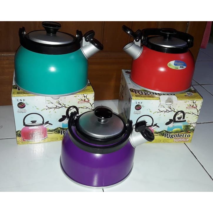 Jual Teko Bersiul 3 Liter Summer / Whistling Kettle / Ceret Teko Masak Bunyi Siul | Shopee Indonesia