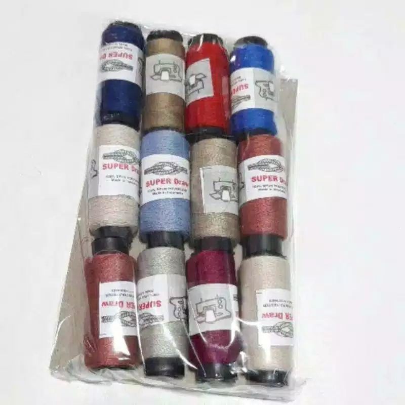 Jual Benang jahit polyester 12 pcs | Shopee Indonesia